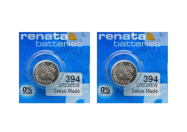 Renata 394 SR936SW Batteries - 1.55V Silver Oxide 394 Watch Battery ...