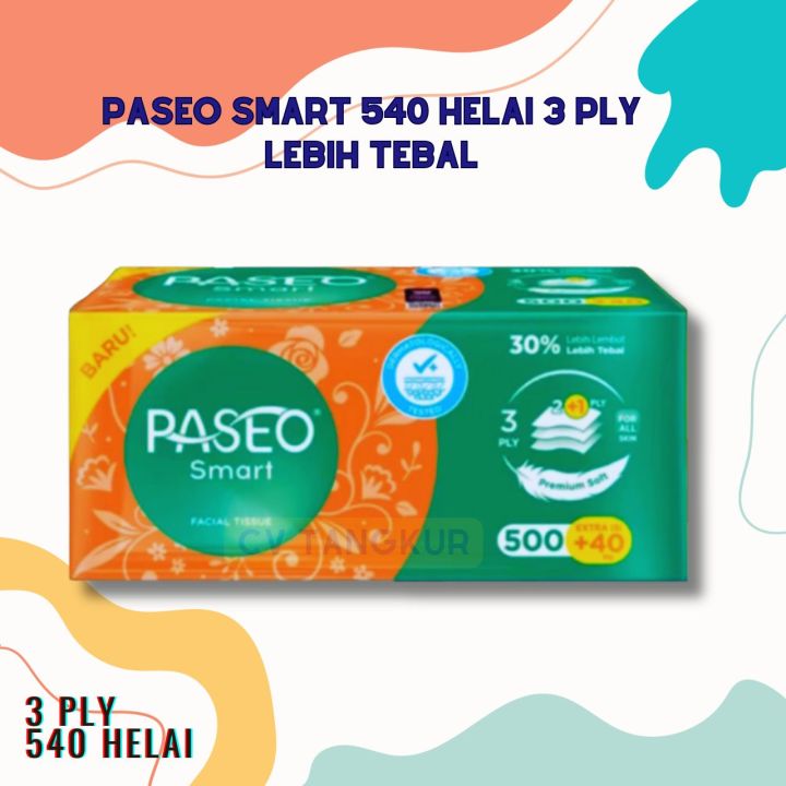 Paseo Smart 540 Helai Kemasan Baru | Lazada Indonesia
