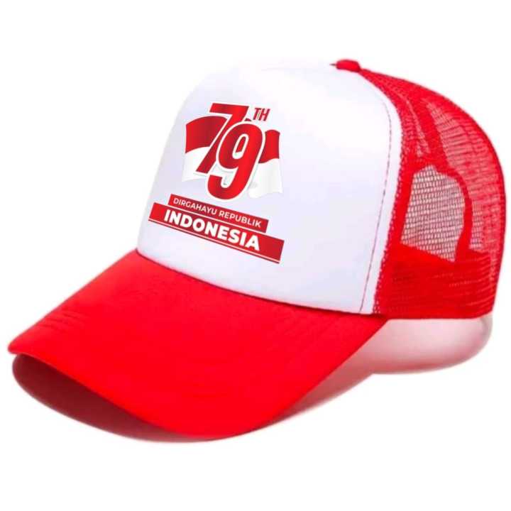 Topi Baseball Spesial 79 Tahun Dirgahayu Indonesia Edisi 17 Agustus Hut ...