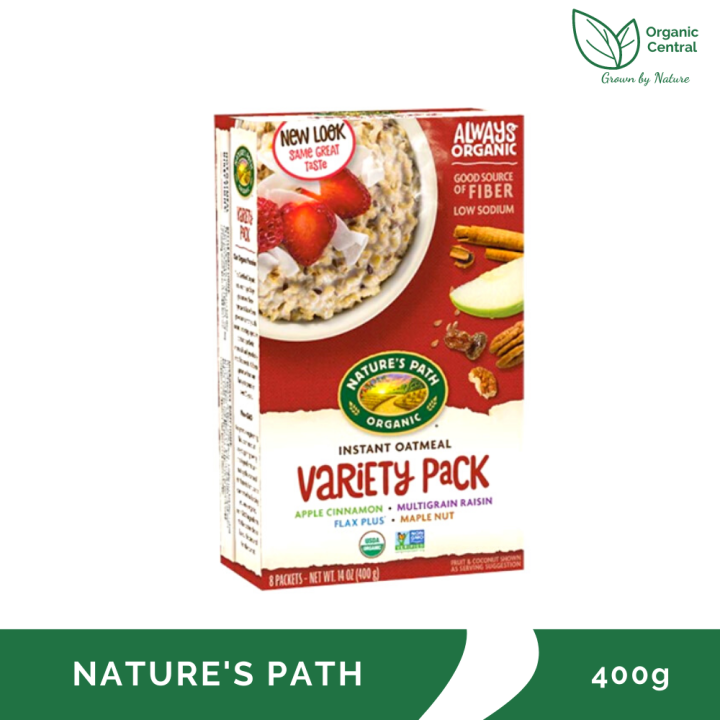 Nature's Path Instant Oatmeal Variety Pack 8 Packets 400g | Lazada PH