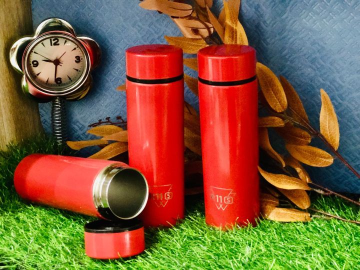 botol merah stainless / tumbler minum stainless | Lazada Indonesia