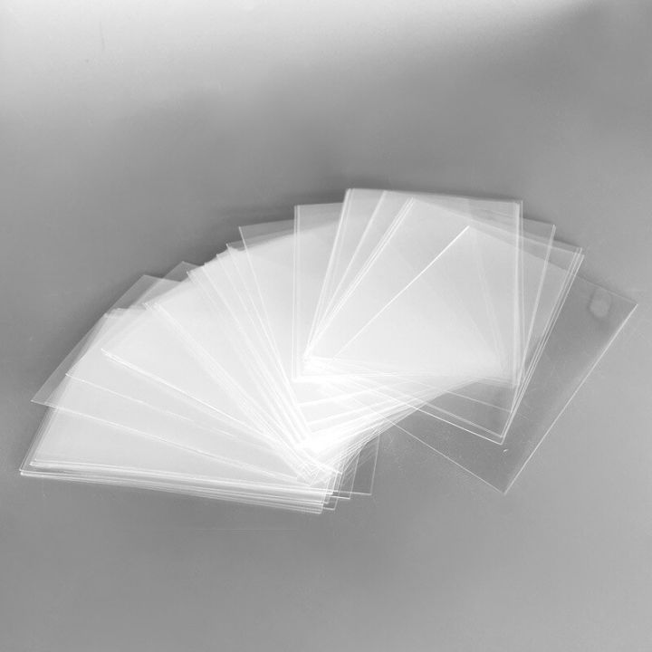 Game Card Sleeves Protector 100Pcs Transparent Pokemon Storage Bag ...