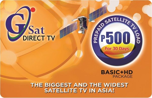 GSAT Prepaid Satellite TV Load - Php500 | Lazada PH