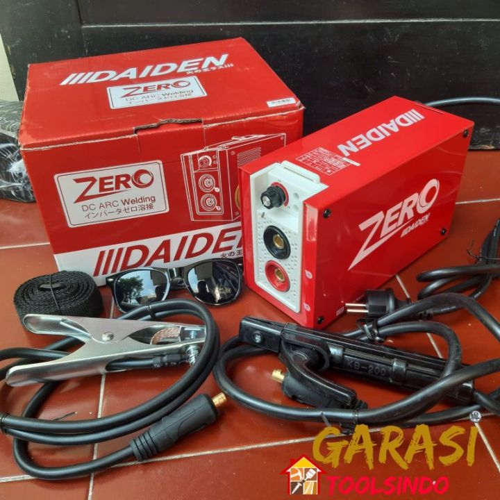 DAIDEN ZERO 120A MESIN LAS LISTRIK INVERTER TRAFO LAS LISTRIK 450 WATT ...