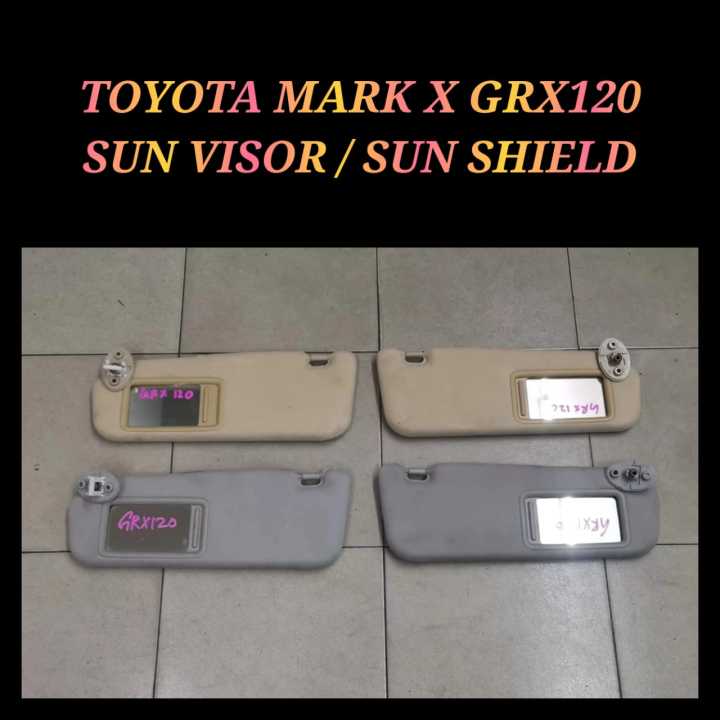 🇯🇵🇯🇵 Sun Visor Toyota Mark-X GRX120 2004 - 2009 Sunvisor With Card ...