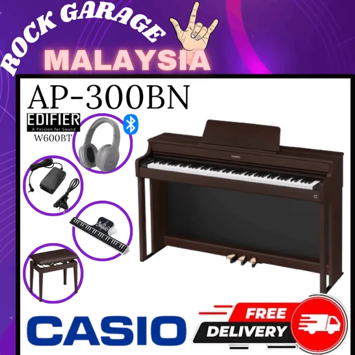 Casio AP-300 88 Key Celviano Digital Piano w/Bench, Headphone ...