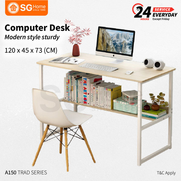 [READY STOCK] Study Writing Desk | 120cm x 45cm x 73cm | Computer Desk ...