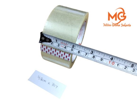 MG - Lem Lakban Bening Coklat 2" Inch x 60 70 80 90 100 Yard Setara Daimaru | Lazada Indonesia