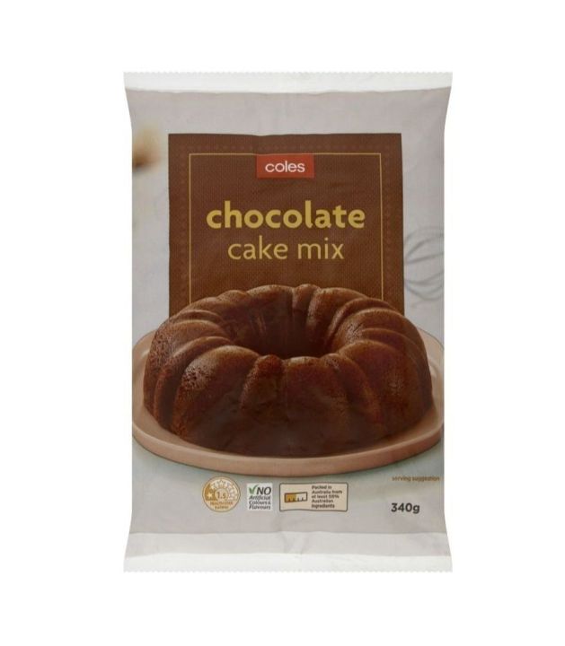 Coles Chocolate Cake Mix 340g. โคลส์ แป้งสำเร็จรูป สำหรับทำขนมเค้ก รส ...