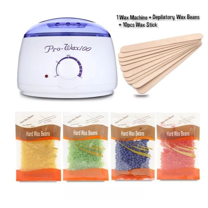 Portable Melt Hard Wax Beands Electric Hot Wax Machine Warmer Heater ...