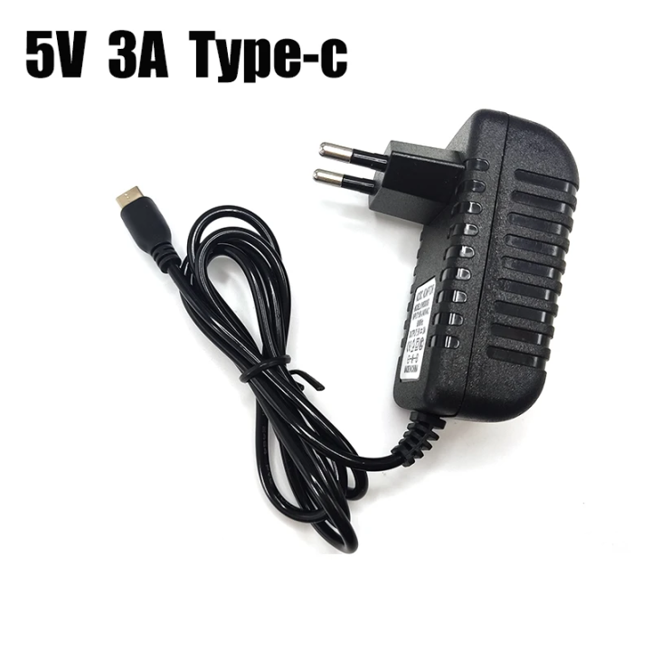 Power Adapter 5V 3A USB Type-c AC/DC Power Supply Charger 5 V Volt ...