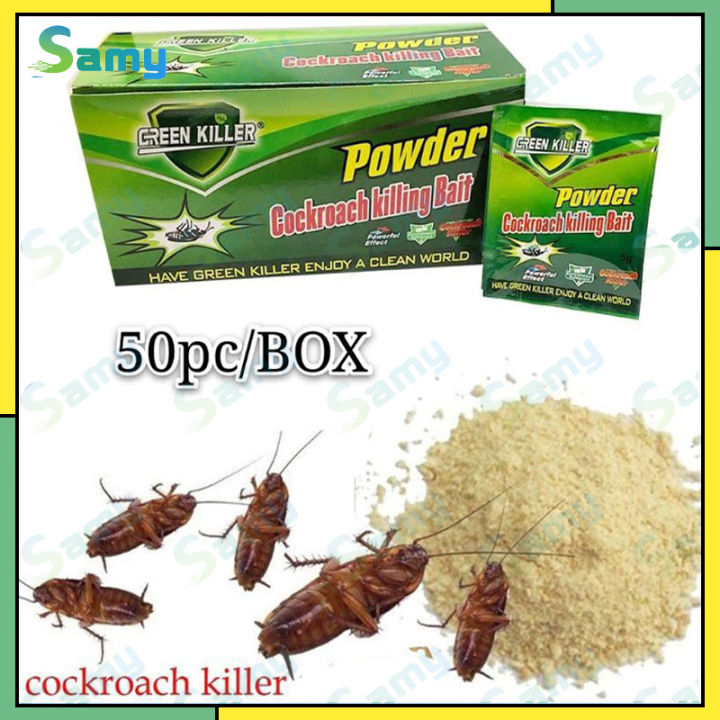 Samy Powder Cockroach Killing Bait 5G Effective Original Insect Killer ...