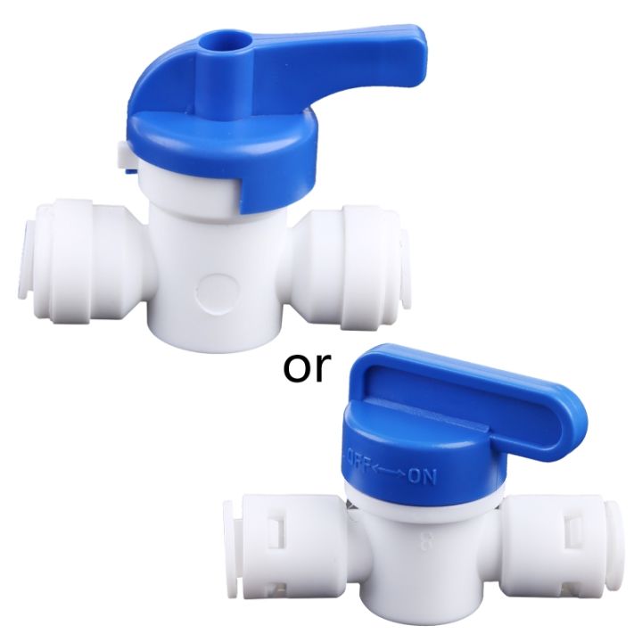 RO Water Reverse Osmosis 1/4'' Inline New Ball Valve Quick Connect Shut ...