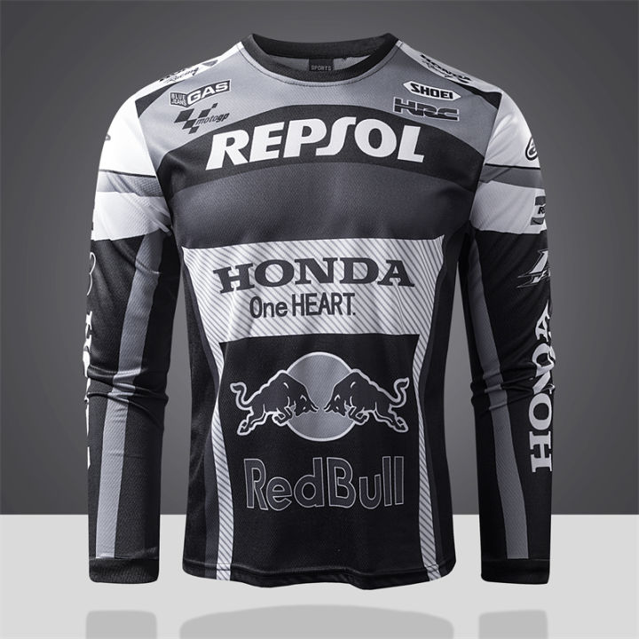 honda Motor shirt long sleeve for men suit Cycling bike jersey bikers Motorcycle adult 27114 ...