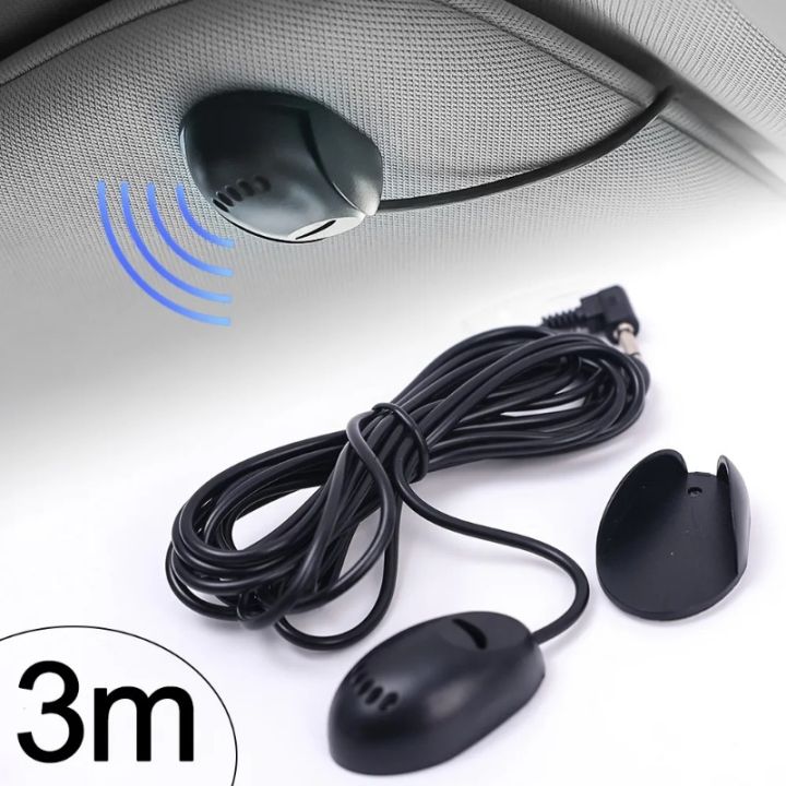 Self-Adhesive Car Audio Microphone 3.5mm Jack Plug Mic Stereo Mini 3.5m ...
