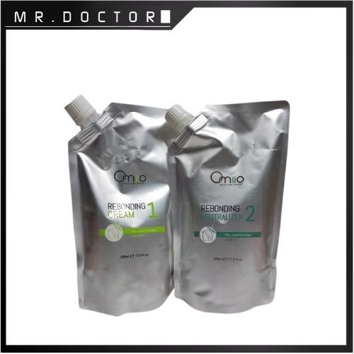 Omiio Rebonding Cream & Neutralizer Cream (1set) 500ml x 2 | Lazada