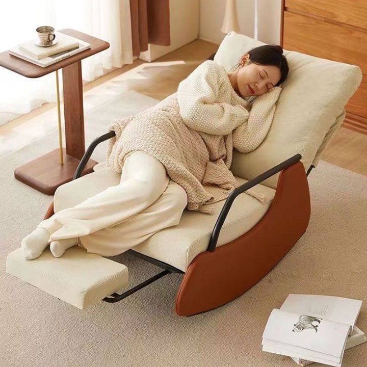 Living Room Indoor Soft Rocking Chair Folding Chair with Armrests and ...