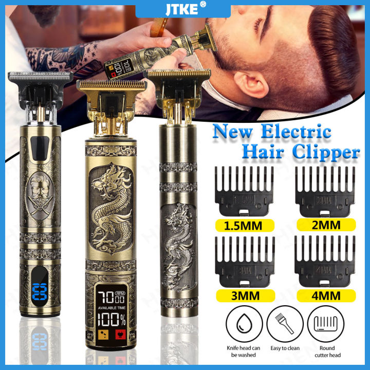 JTKE Electric Hair Trimmer Professional Razors Electric Shaver Clipper ...