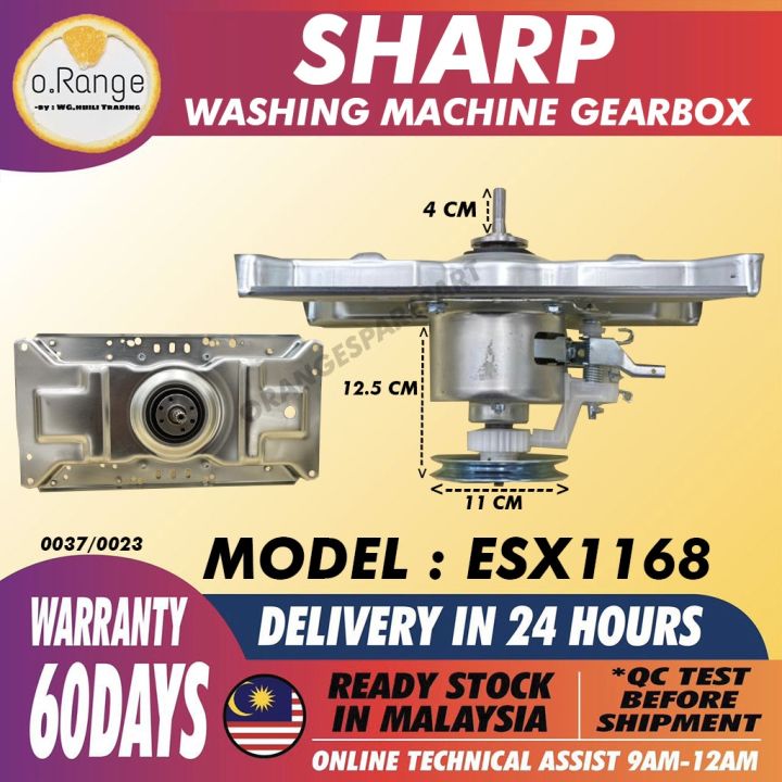 ESX1168 SHARP WASHING MACHINE MECHANISM (GEARBOX) GEAR BOX | Lazada