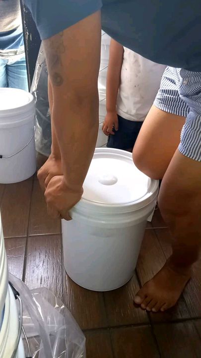 Industrial pail with lid and metal handle(4L,10L,16L,20L) | Lazada PH