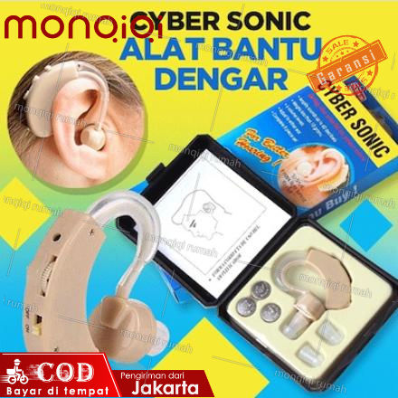 Alat Bantu Dengar Cyber Sonic Hearing Aid BTE Behind The Ear LR44 Medis Kesehatan Tiger Store ID ...