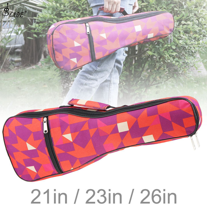 SLADE 21 / 23 / 26 Inch Portable Ukulele Bag 10mm Sponge Soft Case Gig ...