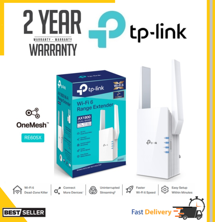 TP-Link RE605X - TP Link AX1800 Wi-Fi Range Extender | Lazada