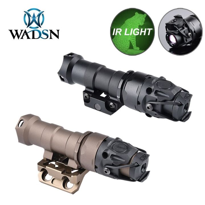 WADSN KIJI K1-10 IR Light Infrared Tactical Flashlight Night Vision IR Illumination Weapon Rifle ...