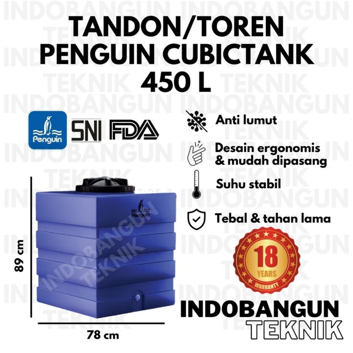 Toren Air Tangki Air Tandon Air Penguin Cubic Tank Tangki Kotak Persegi ...