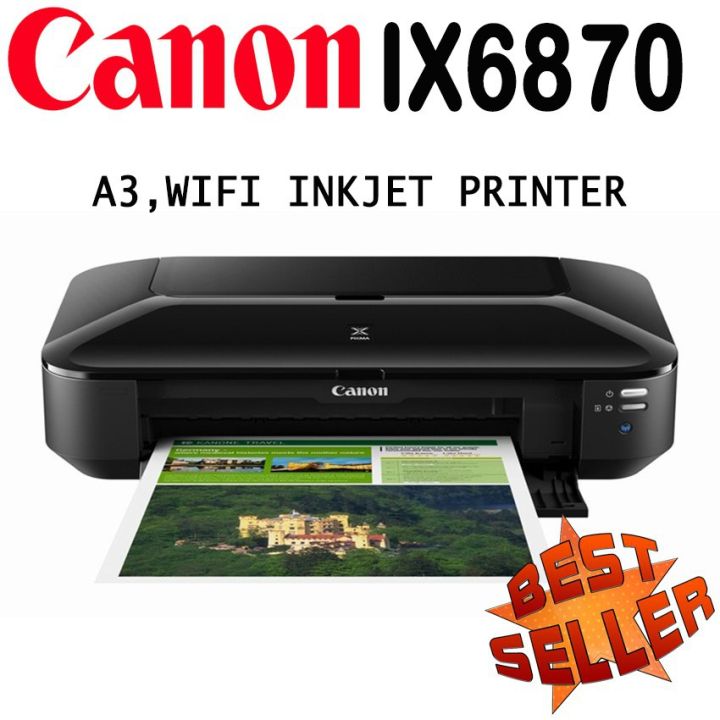 Canon PIXMA iX6870 A3 wireless Inkjet Printer ix-6870 - A3 Network ...
