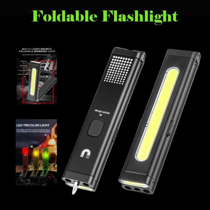 GORGE USB-Type-C Rechargeable Mini LED Flashlight Hidden Screwdriver ...