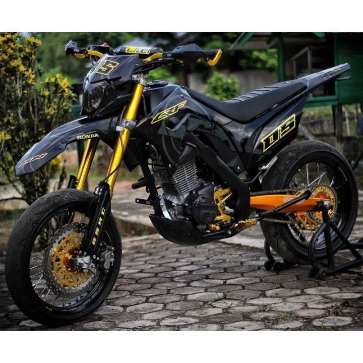 DECAL CRF 150 L SUPERMOTO FULL BODY CUSTOM DESAIN | Lazada Indonesia