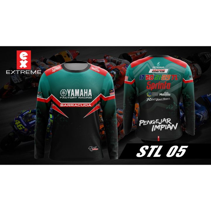 2024-2025 NEW petronas yamaha kyt long sleeve sublimation T SHIRT ...