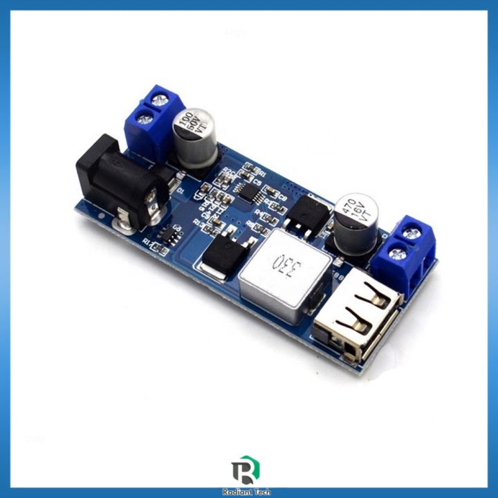 24V/12V to 5V LM2596S Buck Converter USB Mobile Phone DC-DC Step-down Module LM2596S HW-688 HCW ...