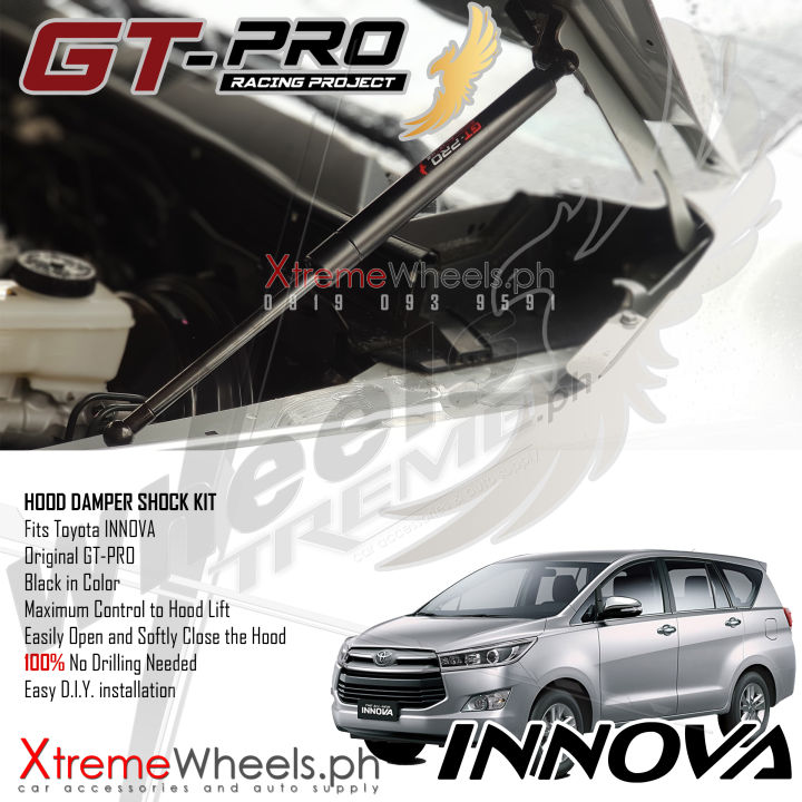 Toyota Innova 2005 to 2025 GT-Pro Hood Damper Shock Kit ( Innova ...