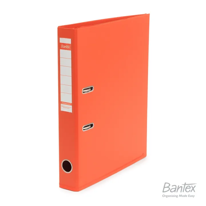 [BMS Stationery] Bantex Ordner Folio 5 cm PVC Lever Arch File Orange ...