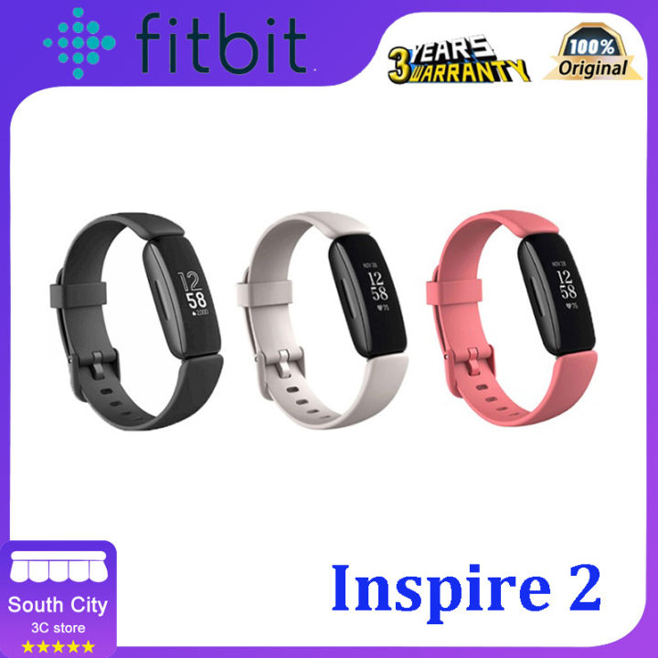 FITBIT Inspire 2 Smart Fitness เครื่องติดตามอัตราการเต้นของหัวใจนาฬิกา ...