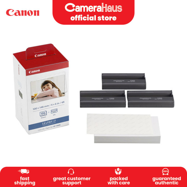 Canon KP108 / KP-108 IN Color Ink and Paper Set 4R | Lazada PH