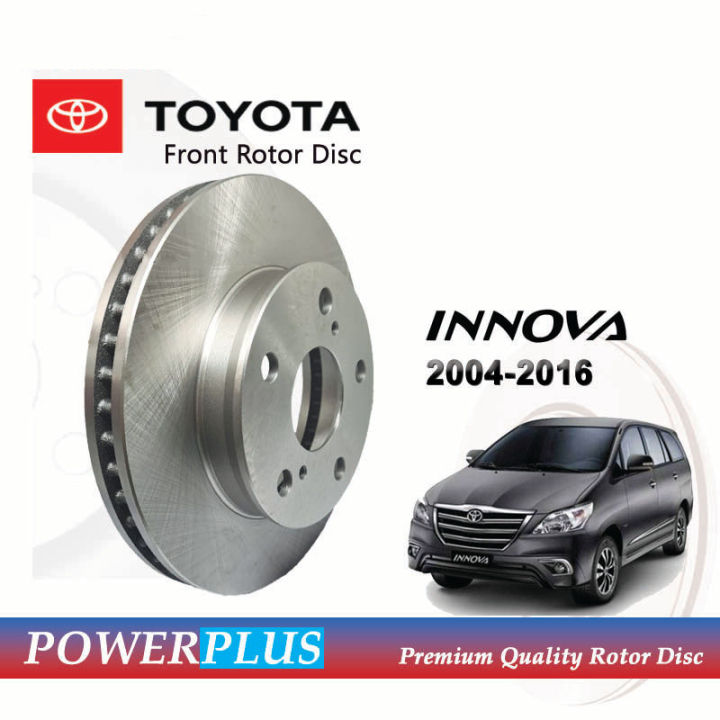 1pc ROTOR DISC TOYOTA INNOVA / HILUX / FORTUNER 2005-2015 (FRONT ...