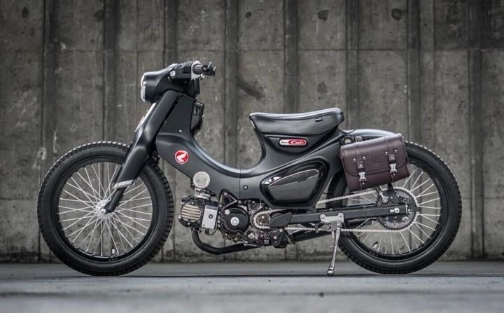 Imported Honda retro cub CUB110 modified curved beam fuel small power ...