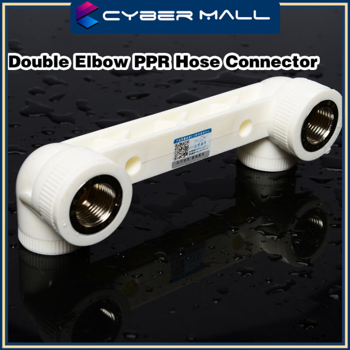 DN15 PPR Pipe Connector 1/2‘’ Double Elbow PPR Fittings Female | Lazada PH