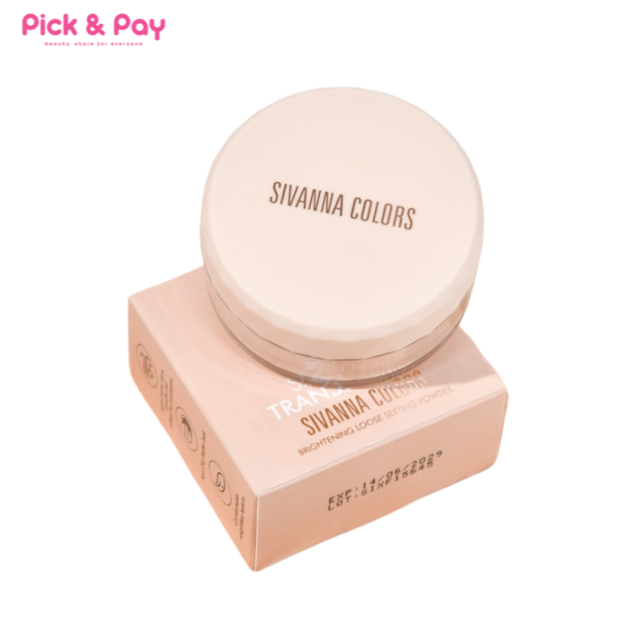 Sivanna Colors Brightening Loose Setting Powder แป้งฝุ่น ควบคุมมัน (HF648) | Lazada.co.th