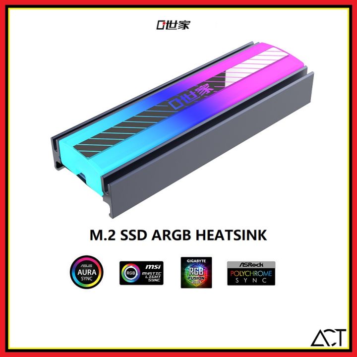 Teucer M2-LD01/ ARGB 3Pin / m.2 SSD Heatsink Radiator / M.2 2280 | Lazada