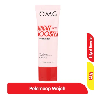 OMG Bright Booster Moisturizer Niacinamide Peptide 25g | Krim Pencerah ...