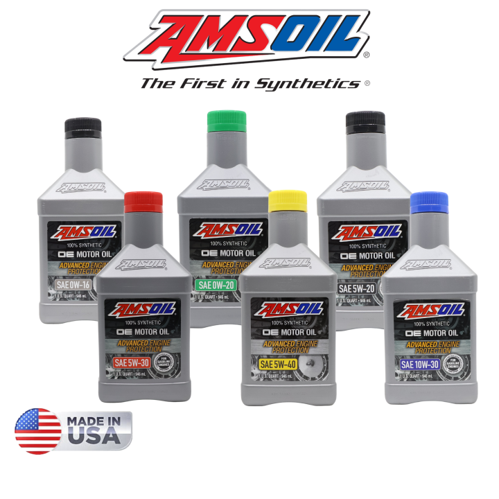 AMSOIL OE Series Gasoline Engine Oils Fully Synthetic 0w16, 0w20, 5w20 ...