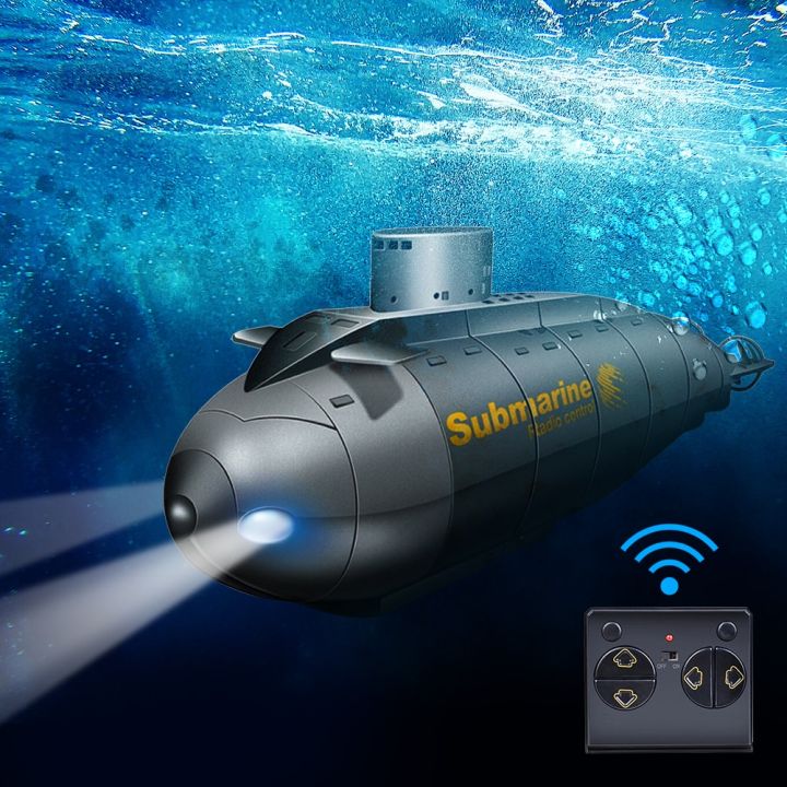 2.4G Mini Remote Control RC Submarine Boat Toys Electric Submarine Boat ...