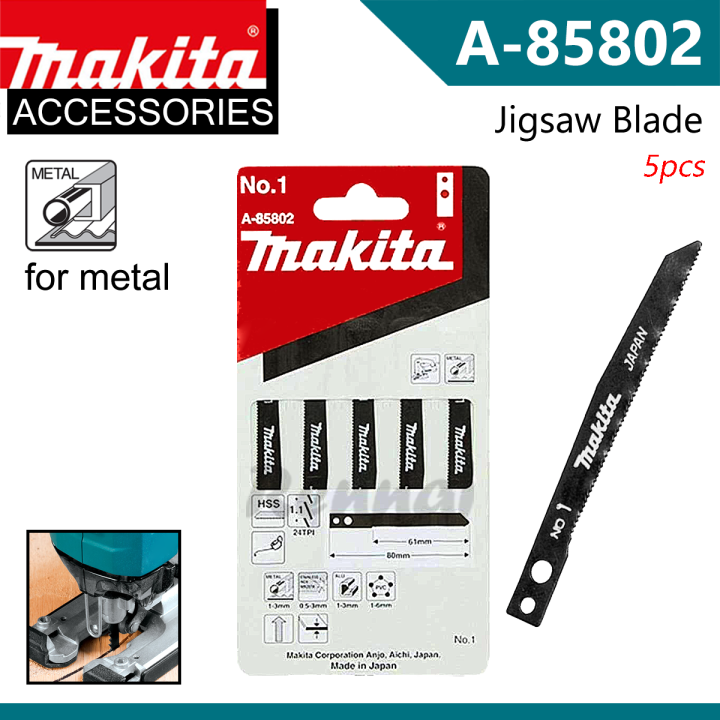 Makita A-85802 Jigsaw Blade No. 1 for metal, 5pcs/pack | Lazada PH