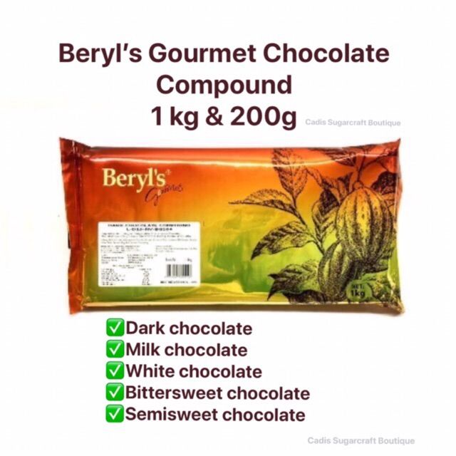 Dark, White, Milk, Bittersweet & Semisweet Beryl’s Gourmet chocolate ...