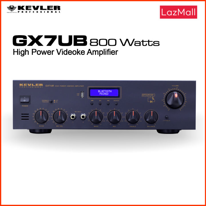 Kevler Professional GX-7UB PRO 800Watts Karaoke Amplifier | Lazada PH Kevler Professional GX-7UB PRO 800Watts Karaoke Amplifier | Lazada PH
