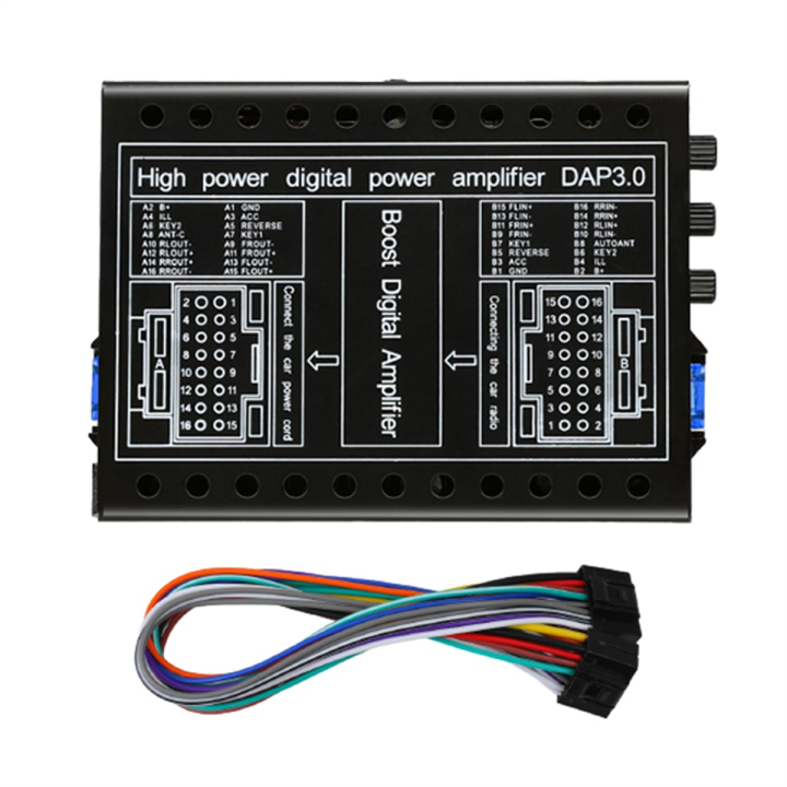 Car Amplifier DC 12V Hi-Fi Booster Audio Stereo Digital Sound ...